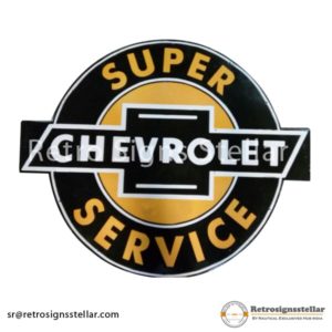 Porcelain Chevrolet Service Sign
